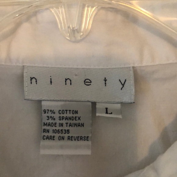 Ninety | Tops | Ninety Button Down Shirt | Poshmark